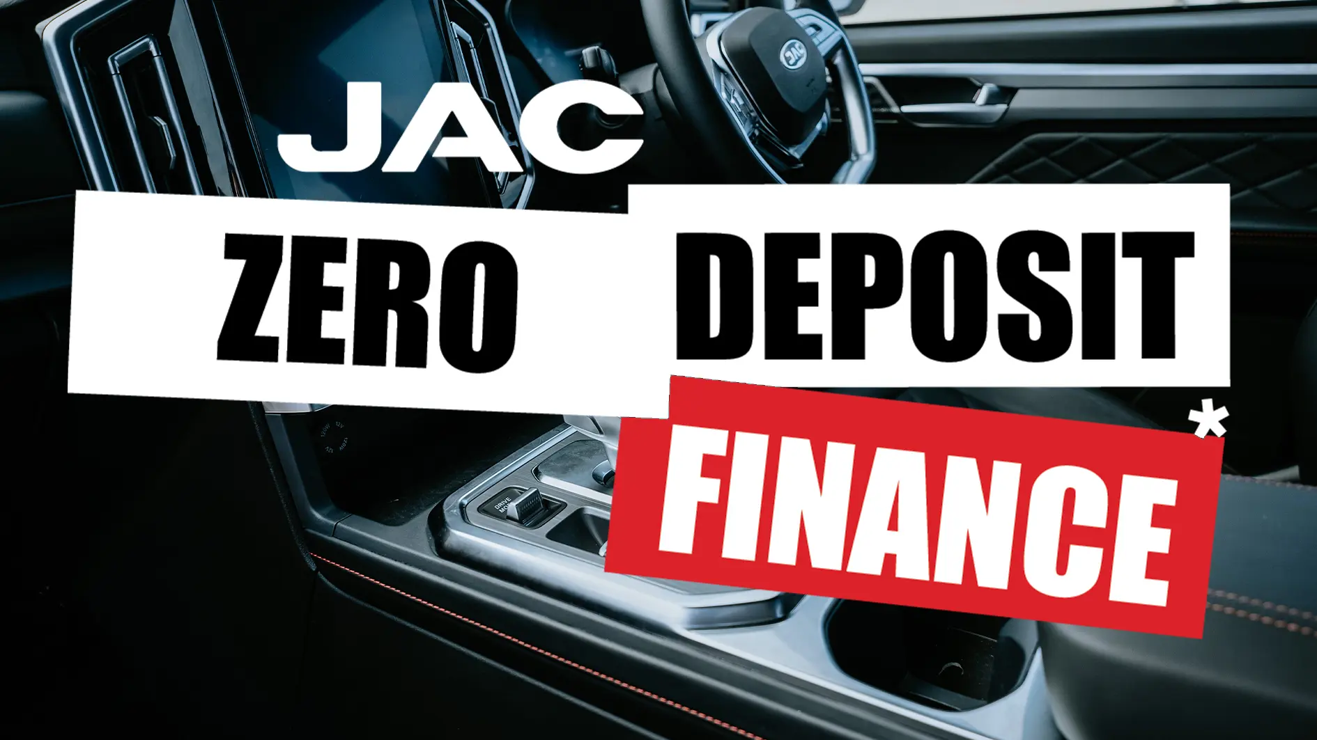 JAC Special Offers Zero Deposit Finance JAC T9 Ute